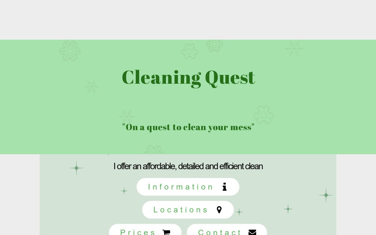 Cleaning quest